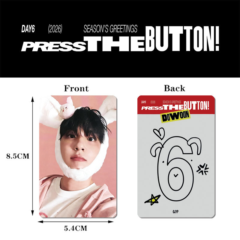 Kpop DAY6 2026 Calendar Cards Postcards Standard Cards Special Edition ...