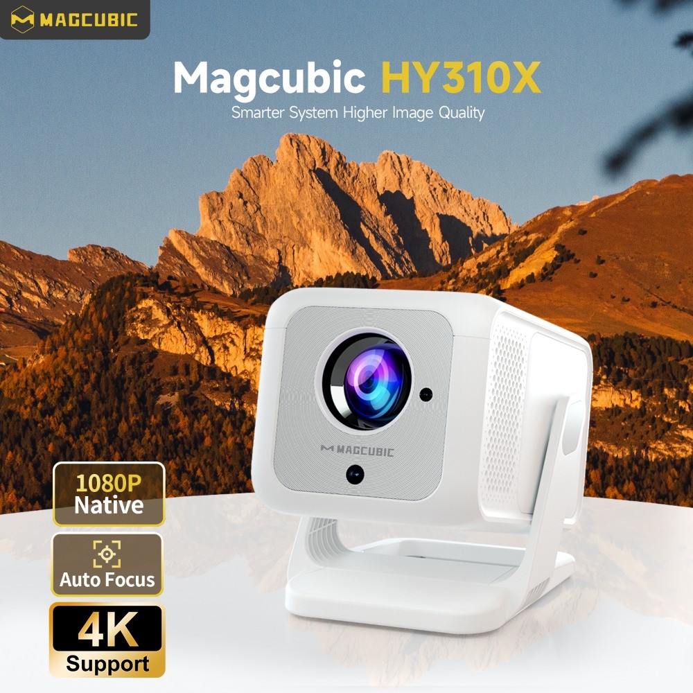 Magcubic HY310X Mini Projector Android WiFi6 Bluetooth 1080P Full HD ...