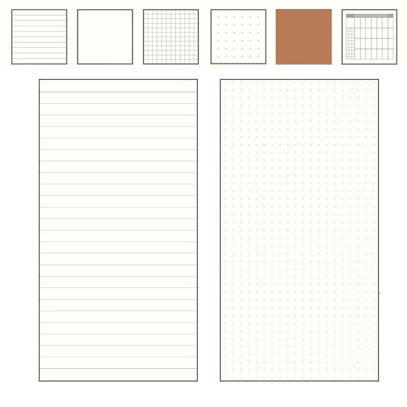 Buku Nota Kertas Kraft 64 Halaman | Planner Harian Mingguan Bulanan Dot ...