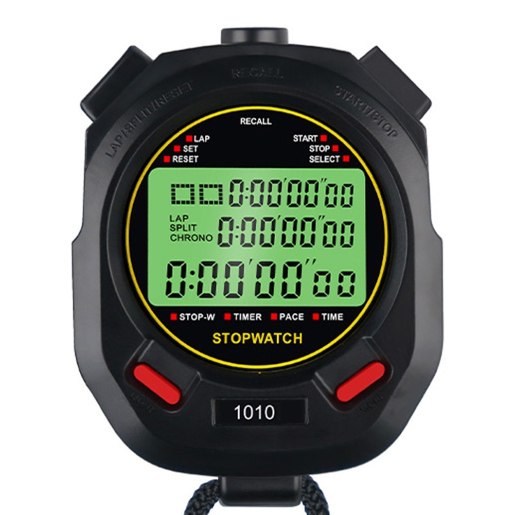 [my] Stopwatch Timer Lap Split Digital Alarm Large Display 3-Way 10/30 ...