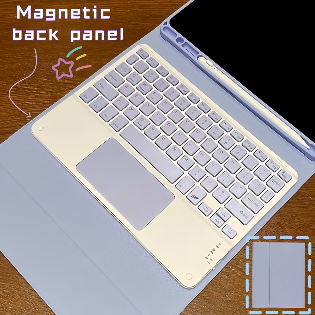Touchscreen keyboard protective case for tablets, iPads, Bluetooth ...