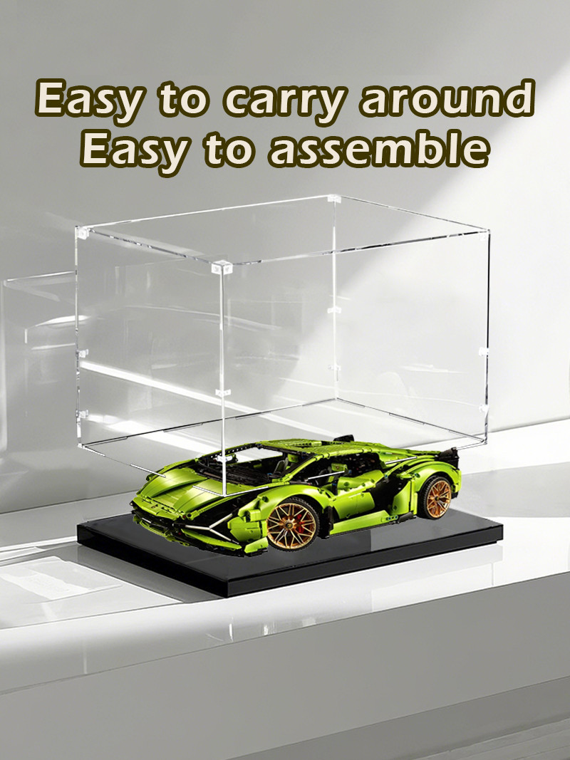 Acrylic Display Case Dustproof Transparent Showcase for LEGO 72046 ...