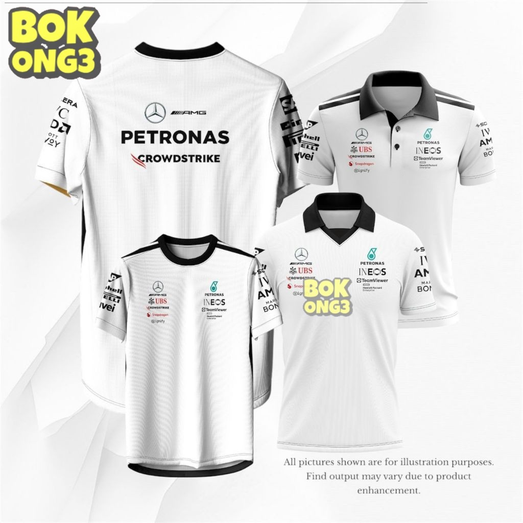 MERCEDES AMG PETRONAS F1 EDITION 2025-2026 (WHITE COLOR) | Shopee Malaysia