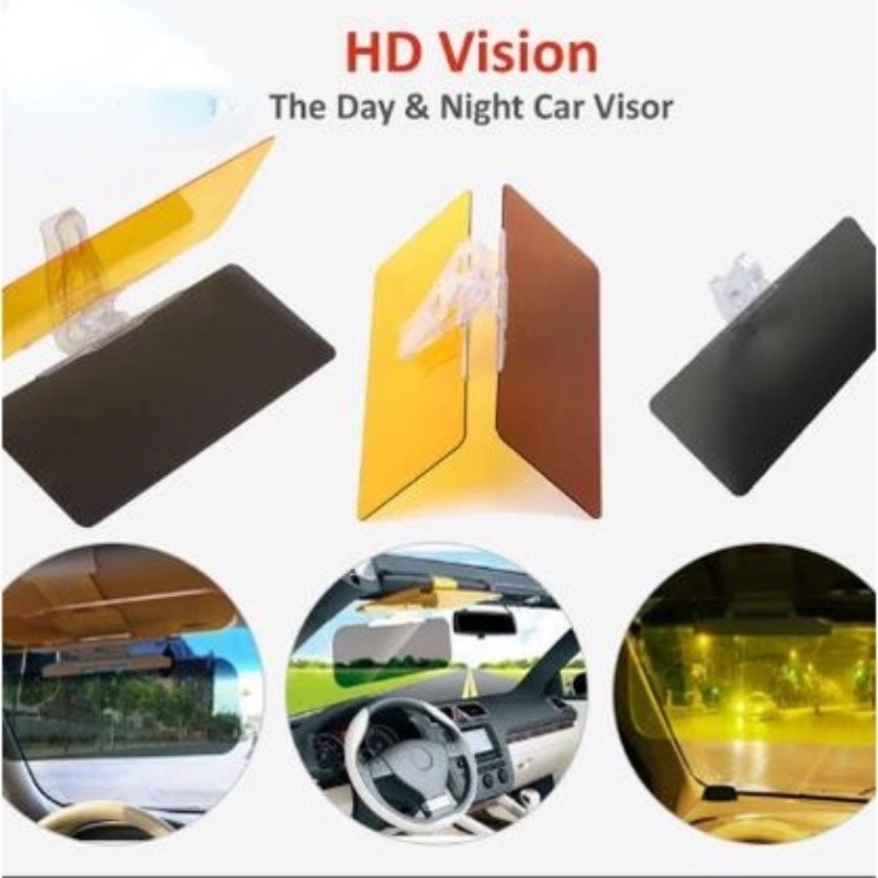 2in1 Car Sun Visor Anti Sunlight Dazzling Day Night Vision Driving ...