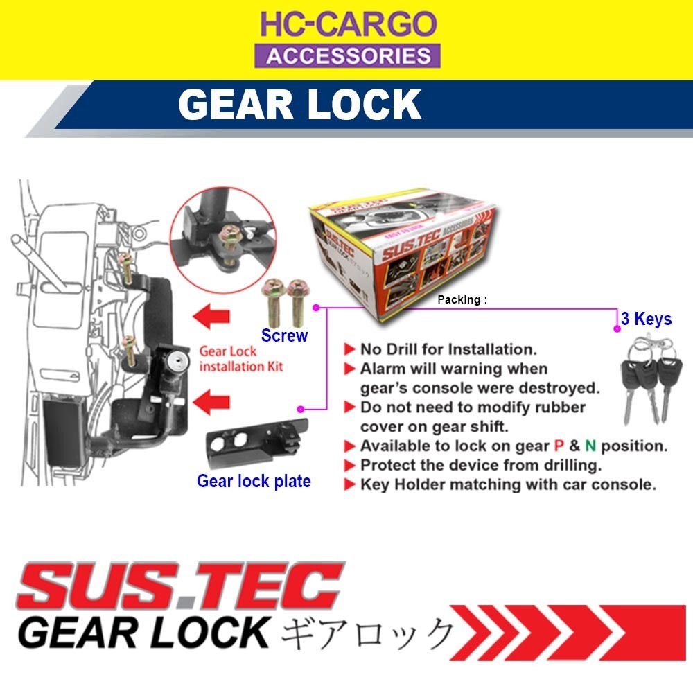 Toyota Gear Lock Hilux Fortuner Rogue Grs Revo Rocco GR Sport Secret ...