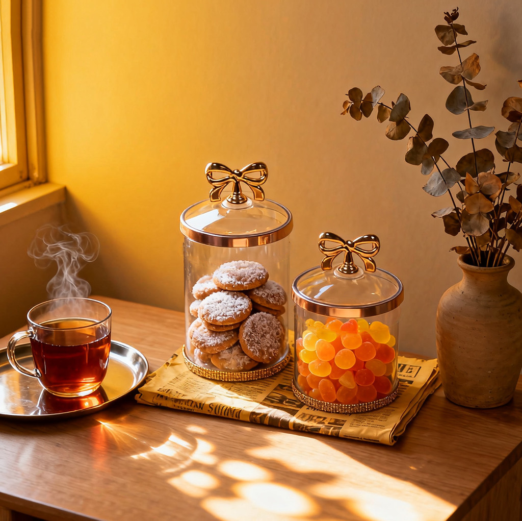 Locaupin Plastic Food Storage Jar | DIY Food Gift Packaging ...