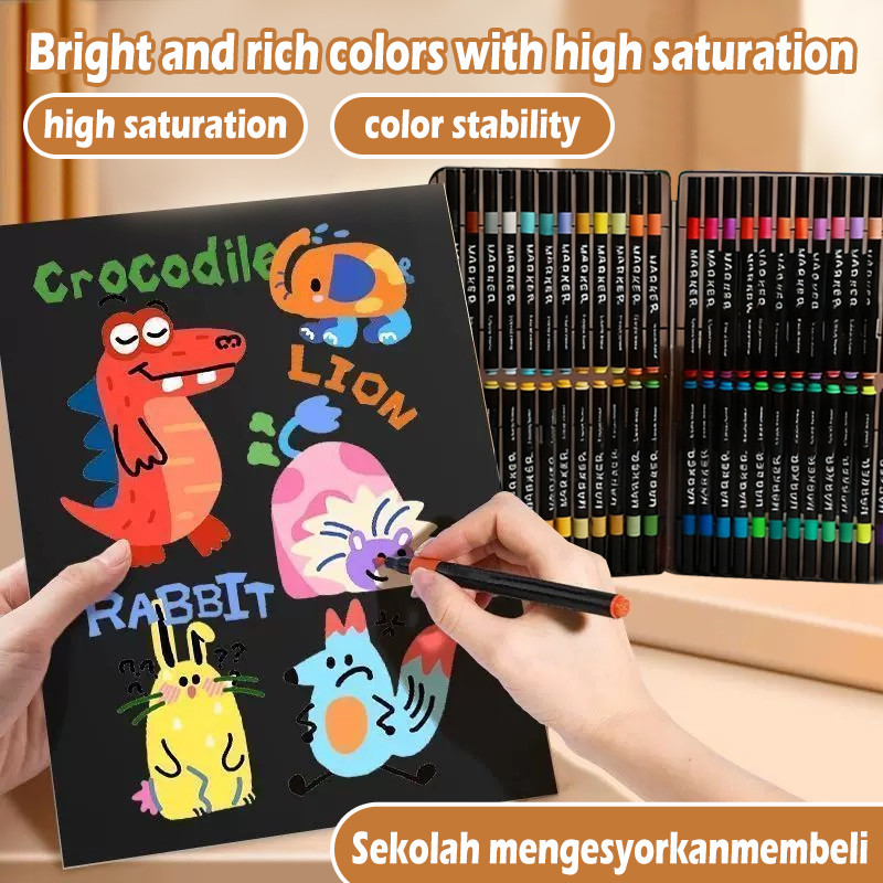 Acrylic Paint Markers Pen Waterproof Permanent For Rock Glass Wood ...
