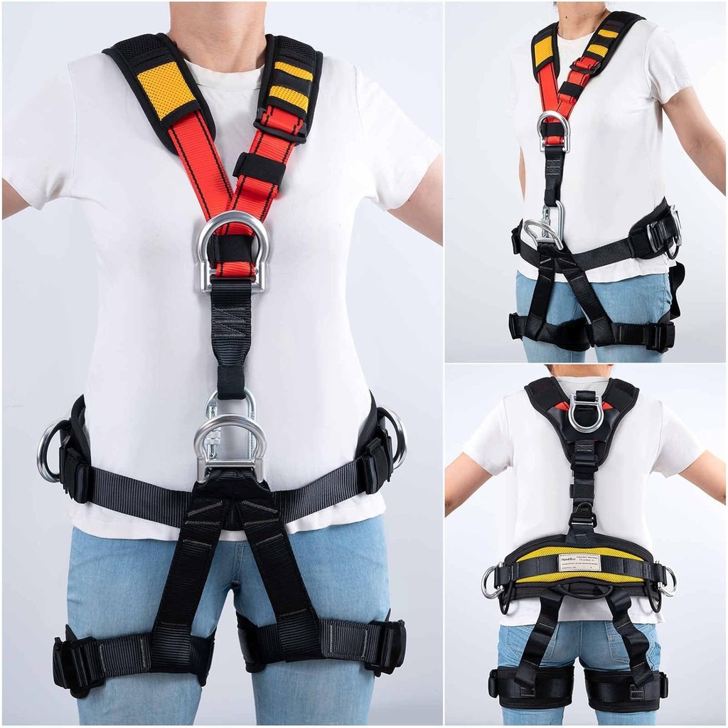 Safety Belt Full Body Harness High Quality Outdoor Climbing Full-body ...