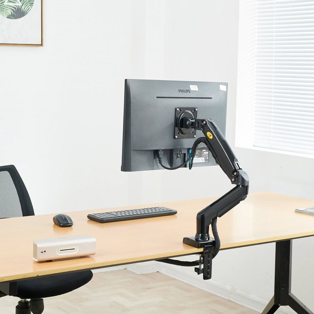 NB North Bayou F80 17 to 27 Inch Gas Strut Monitor Desktop Bracket ...