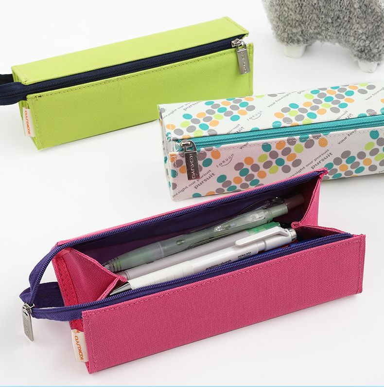 Japan's KOKUYO pencil case is a simple large-capacity split square ...