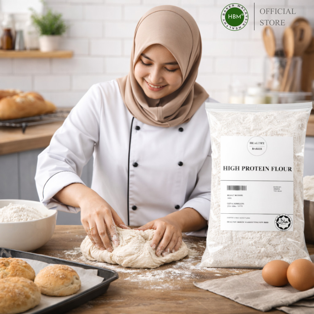 (HALAL) HIGH PROTEIN Flour 1kg Tepung Roti High Protein [Bread Flour ...