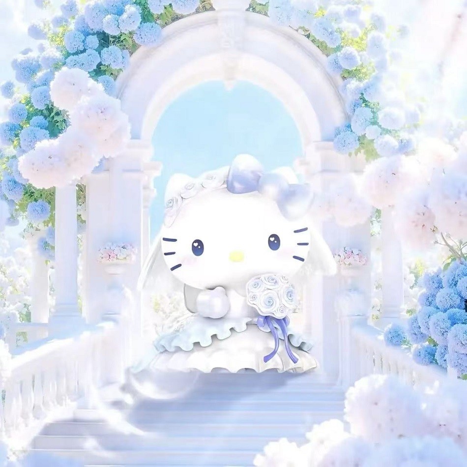 Marry Me Sanrio Romantic Wedding Series Figurines Couple Wedding Hello ...
