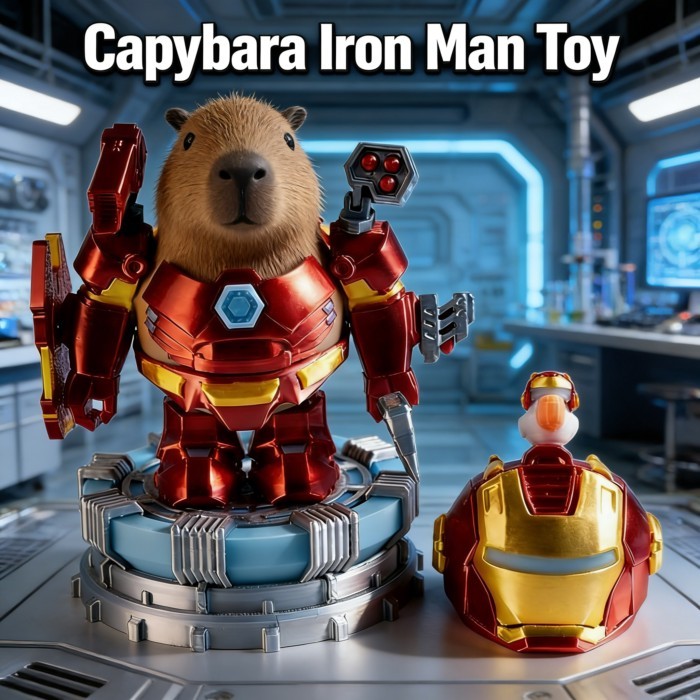 Capybara | Magnetic Assembly Model | Iron Man Style | Gift | Shopee ...
