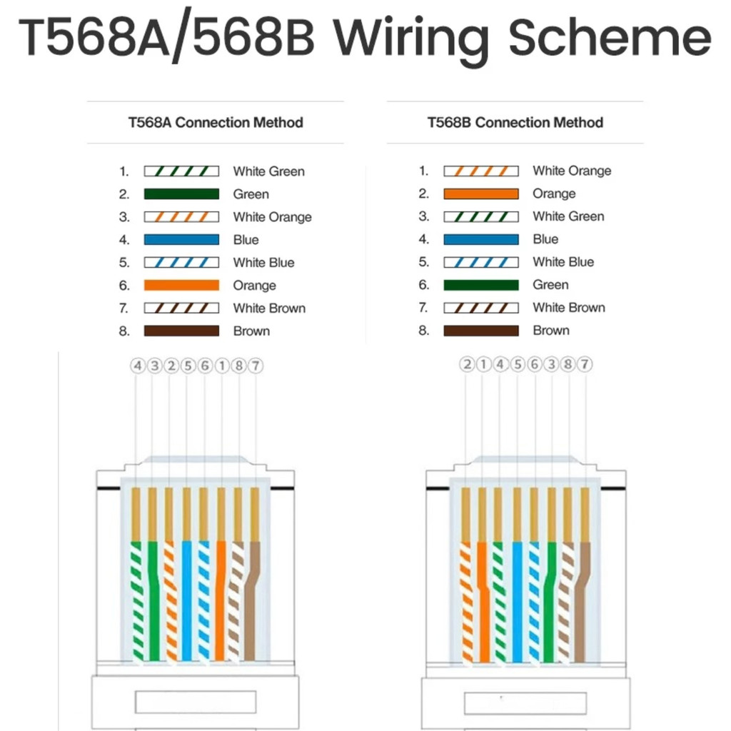 RJ45 Connector Cat6 Cat5 Modular Plug Ethernet Network Lan Plug Amp ...