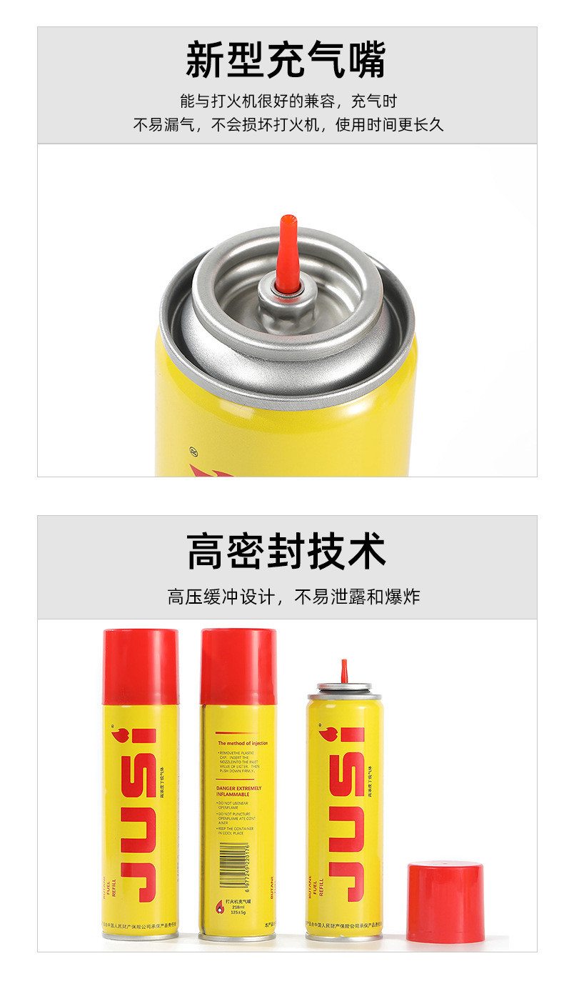 Butane Gas Refill Can – High Purity – Powerful Flame – Easy Refill ...