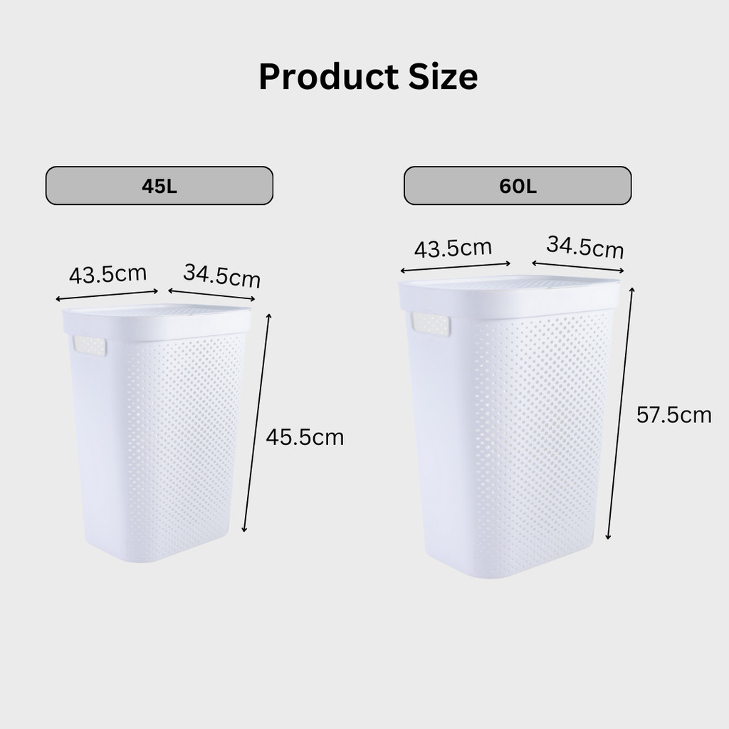 12L/18L Aesthetic Muji Dustbin Kitchen Anti Odor Trash Can Bedroom ...