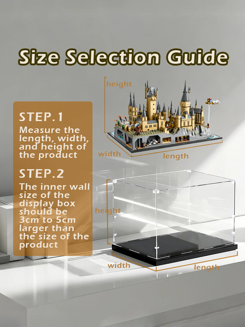 Acrylic Display Case Dustproof Transparent Showcase for LEGO 72046 ...