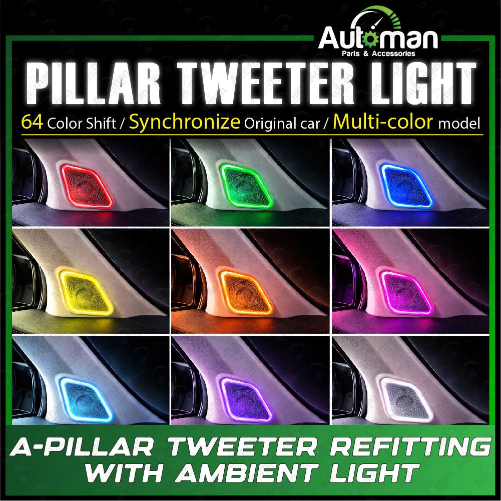 Pillar Tweeter Speaker Cover Perodua Ativa 2021 - 2026 RGB Ambient ...