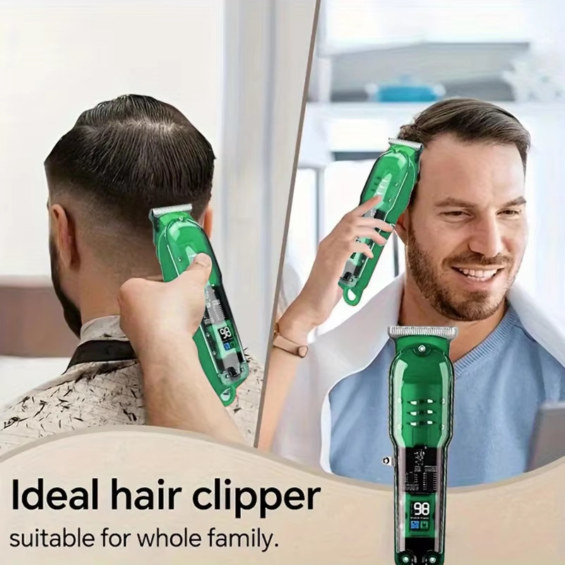Transparent Trimmer Hair Clipper Rechargeable Small Silent Electric ...