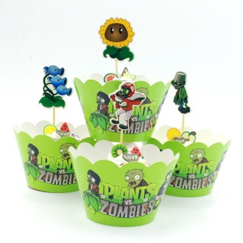 Plants vs Zombies Theme Birthday Party Decoration Peashooter Sunflower ...