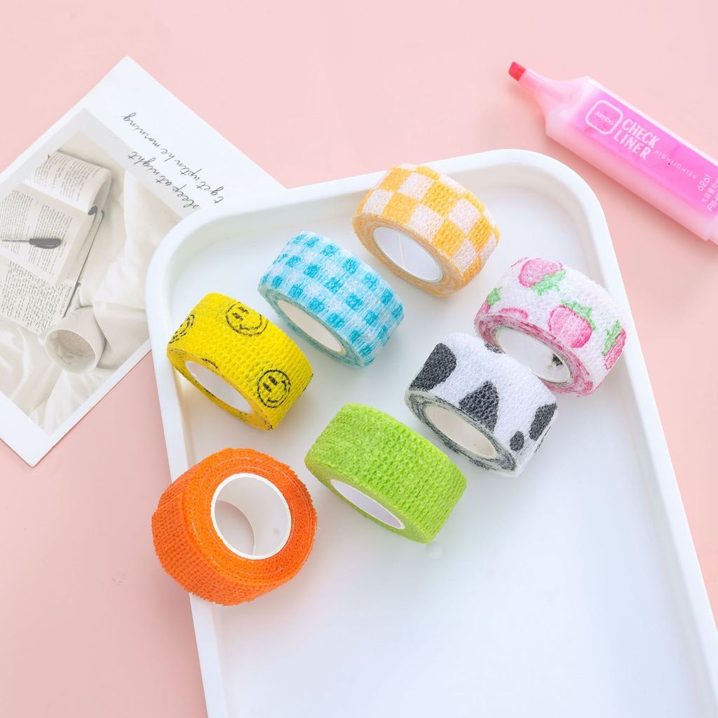 Cute Finger Tape Finger Bandage Self Adhesive Elastic Bandage Wrap ...