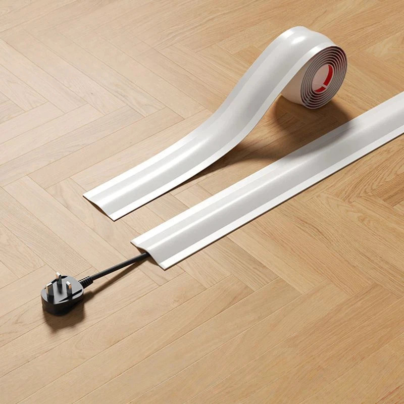 【Anti-Tread/Invisible】Flexible Wire Groove Floor Cable Organizer ...
