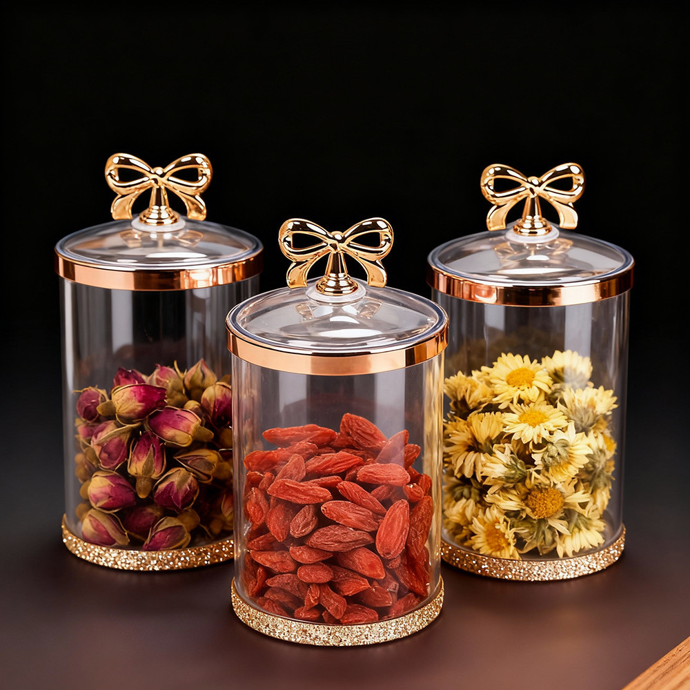 Locaupin Plastic Food Storage Jar | DIY Food Gift Packaging ...