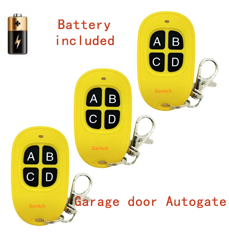 433MHz 5326 Automatic Gate Controller 4 Channel Door Remote Control ...