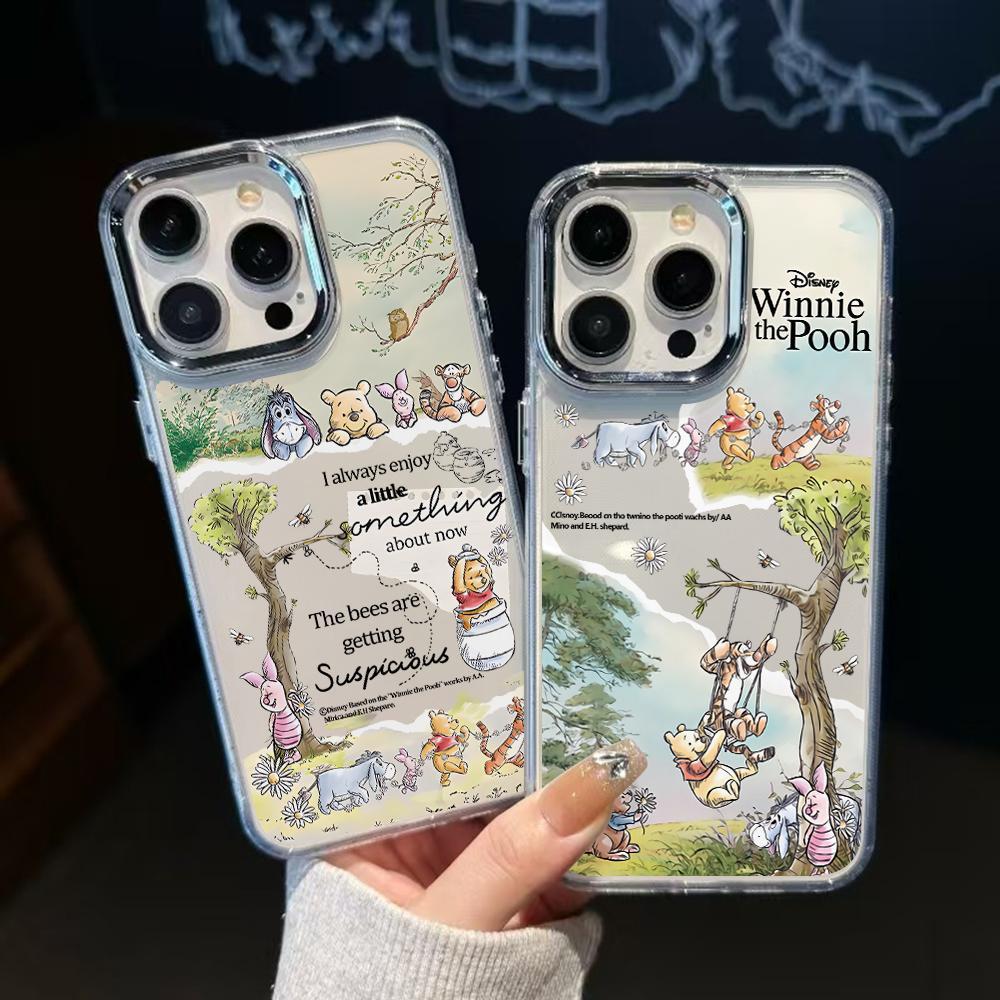 Cute Cartoon Winnie the Pooh Casing for Apple iPhone 17 Air 16 15 14 13 ...