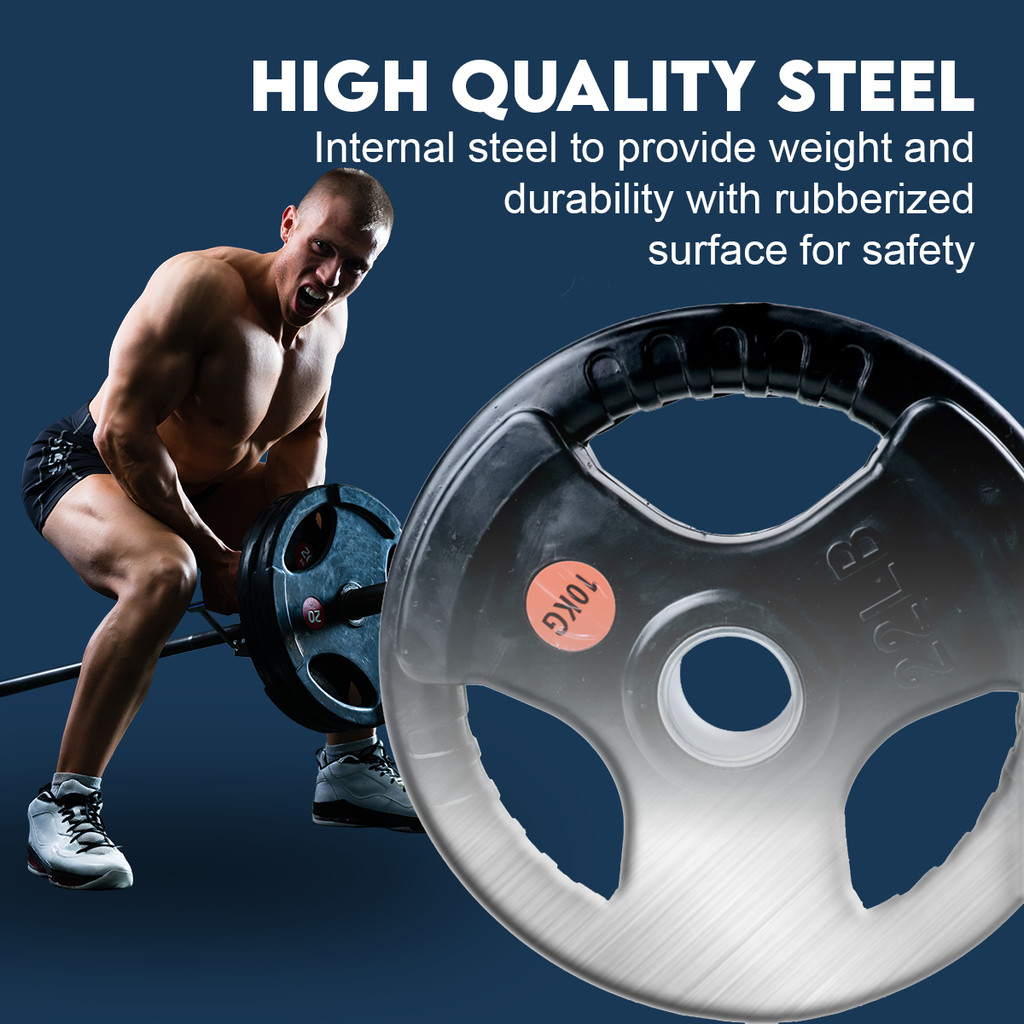 2.5KG , 5KG , 10KG , 15KG , 20KG , 25KG Olympic Rubberised Weight Plate ...