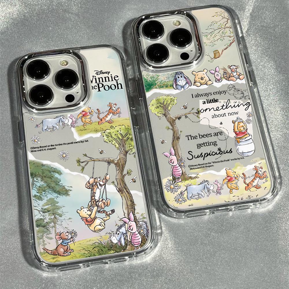 Cute Cartoon Winnie the Pooh Casing for Apple iPhone 17 Air 16 15 14 13 ...