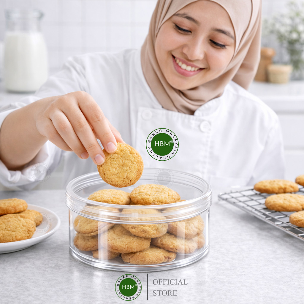 SP 168 / SP168 PLASTIC ROUND COOKIES CONTAINER / BEKAS KUIH RAYA ...