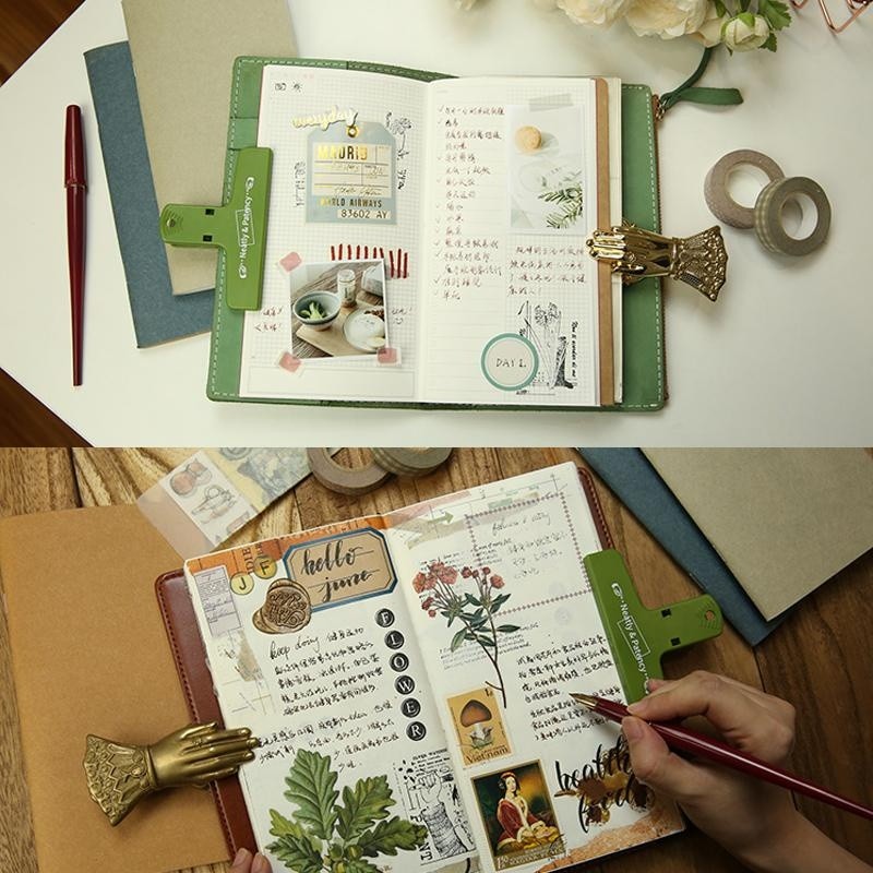 Buku Nota Kertas Kraft 64 Halaman | Planner Harian Mingguan Bulanan Dot ...