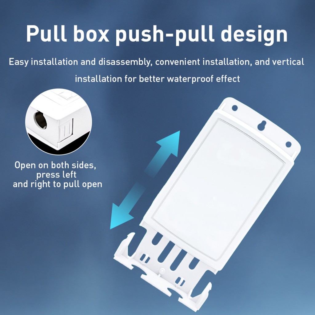 ZoeRax RJ45 Gigabit PoE Extender 1 In 2 Out – Outdoor Waterproof ...