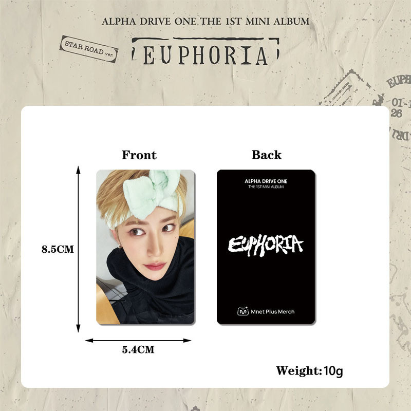 Kpop Idol ALD1 “EUPHORIA” Headband Card Special Edition Card Album Card ...
