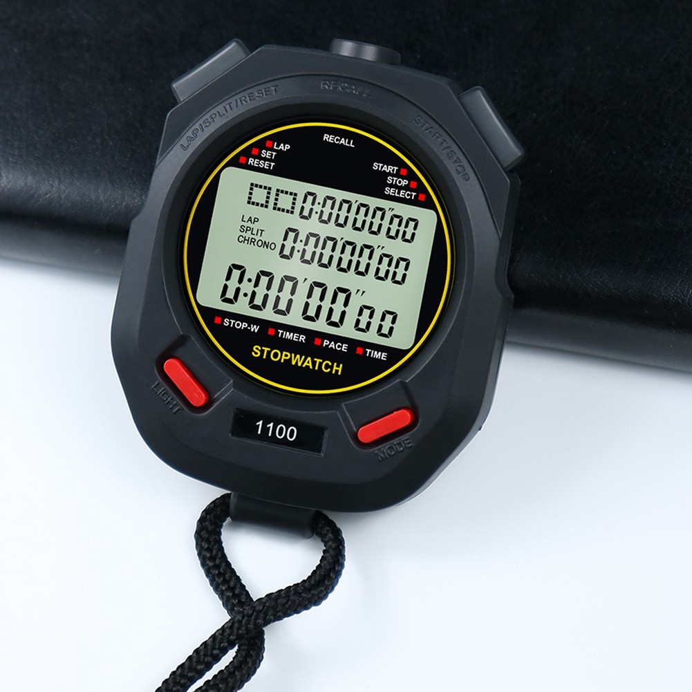 [my] Stopwatch Timer Lap Split Digital Alarm Large Display 3-Way 10/30 ...