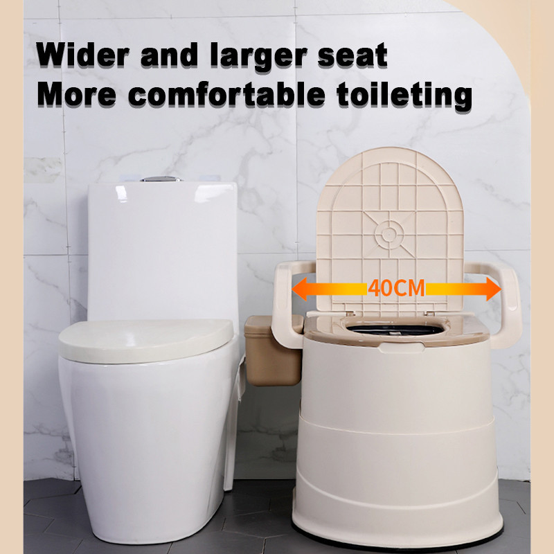 𝐆𝐫𝐞𝐞𝐧 𝐋𝐞𝐚𝐟 Portable Toilet Elderly Pregnant Women With Armrests Bowl ...