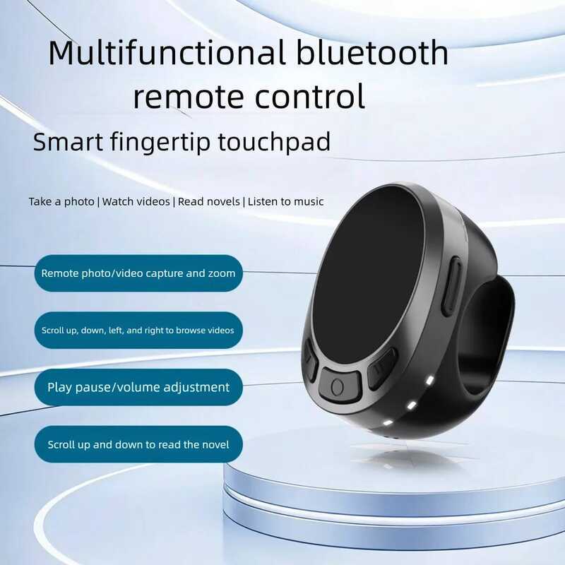 Wireless Mouse Bluetooth Selfies Scrolling Through Videos Control Touch ...