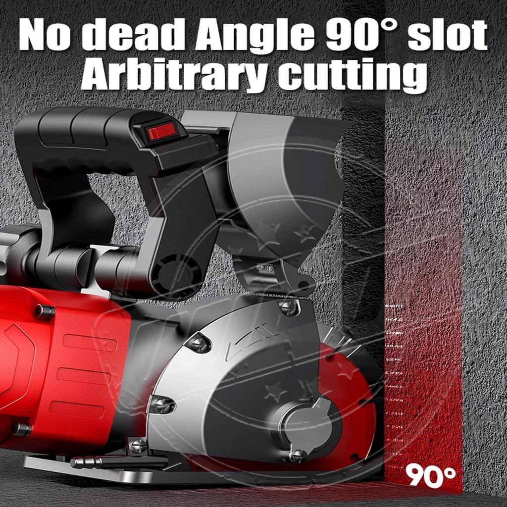 9800W Wall grinder wall chaser machine groove cutting heavy duty mesin ...