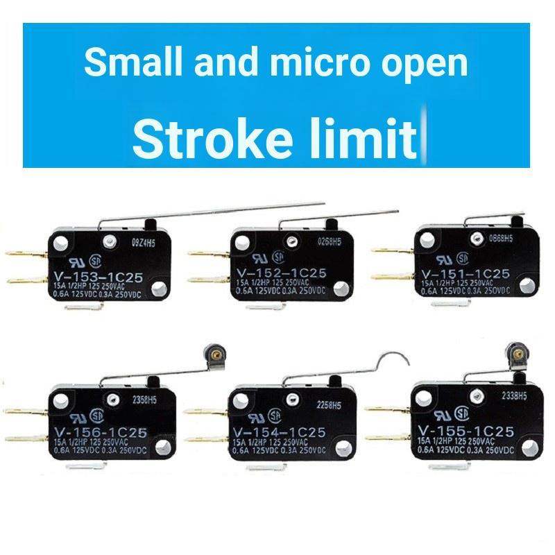 Omron Stroke Limit Micro Switch V-155 15 152 153 154 156-1C25 V-15-1A5-T 1A5 | Shopee Malaysia