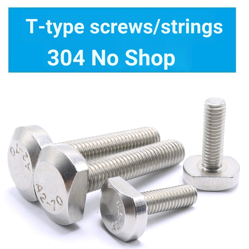 3319 > [M5 M6 M8 M10 M12] GB37 Stainless Steel 304T Screw T-Screw T-Bolt | Shopee Malaysia