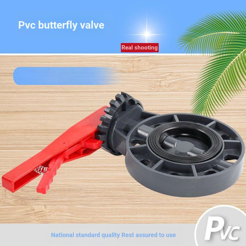 pvc Butterfly Valve Pipe Switch Flange Gate Water Supply Fittings ...