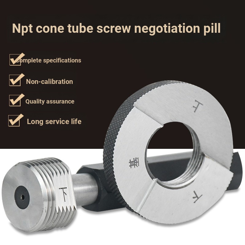 NPT Pipe Threaded Plug Gauge Ring Taper NPT60 Degree Conical | Shopee ...