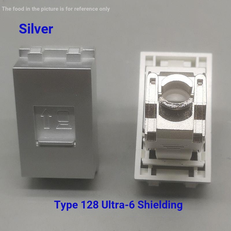 12.7K Silver Type 128 Super Six Zinc Alloy Gigabit Computer Network ...