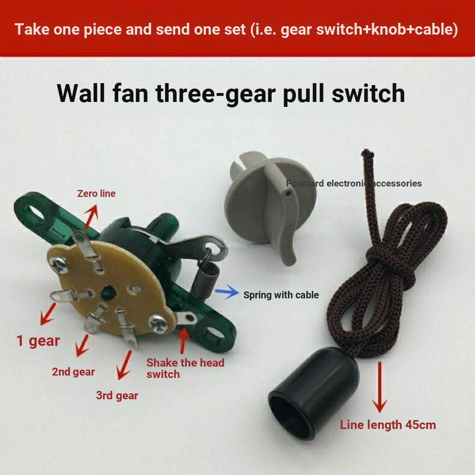 Universal Electric Fan Switch Knob Assembly | Shopee Malaysia