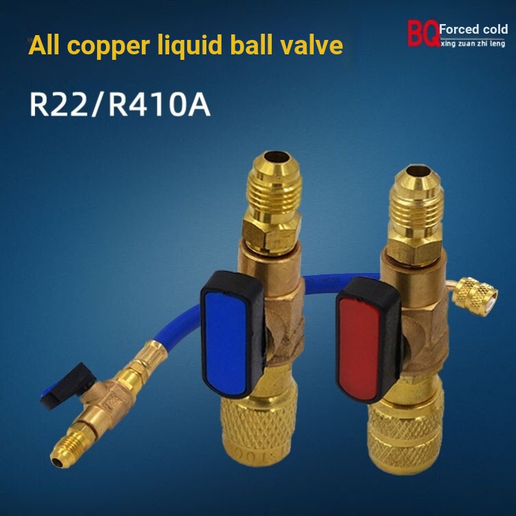 Refrigerator air conditioning refrigerant R22 charging full copper ...