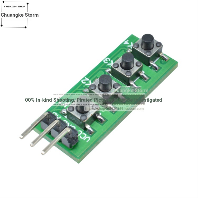 4-Button AD Button Module Switch Simulation Electronic Building Block KC11B04 | Shopee Malaysia
