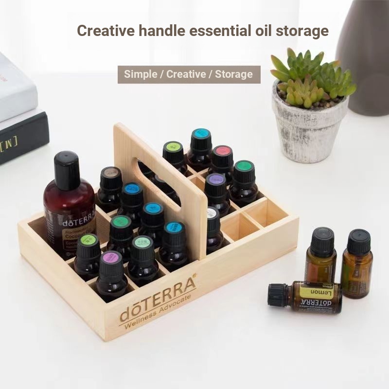Lattice Storage Box Doterra Essential Oil Bottle 5-15ml 21 Compartments ...