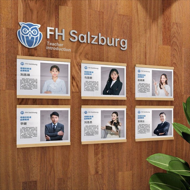 Teacher Introduction A4 Frame Wall Hanging Magnetic Display Card A3 ...