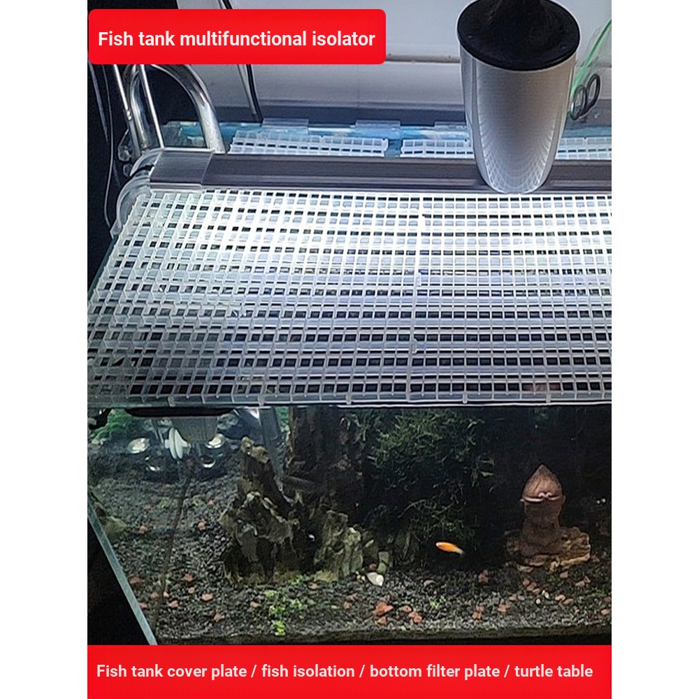 Deega Fish Tank Net Cover Plate Anti-jumping Net Grid Board Acrylic ...